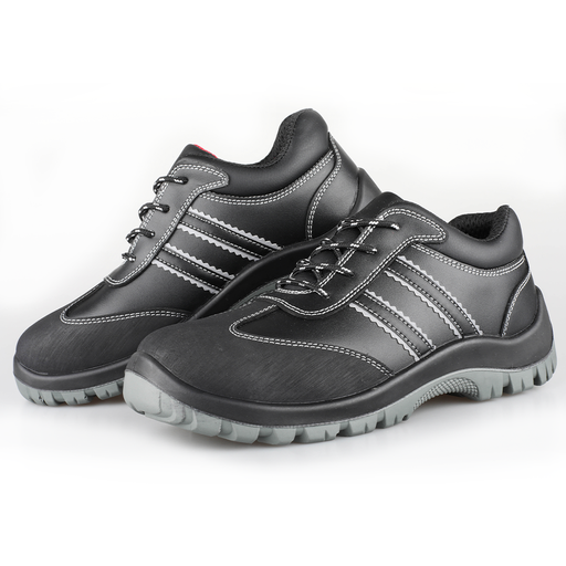Extra Wide Leather Safety Shoes Oil Resistant Industry S3 Work Boots ...